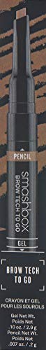 Smashbox Brow Tech To Go Gel 2-In-1 Double Ended Pencil # Taupe 0.007 Ounce