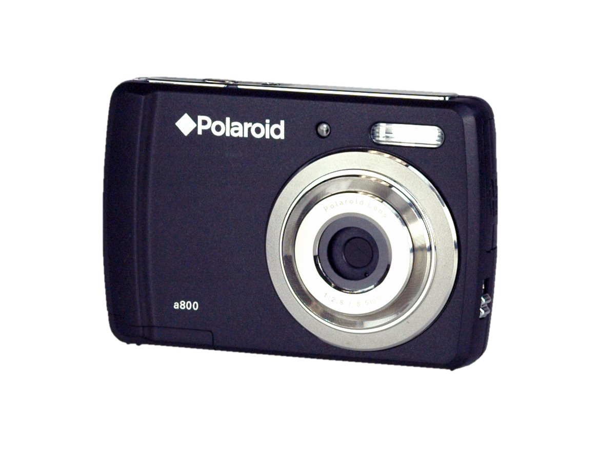 Polaroid CAA-800BC 8MP CMOS Digital Camera with 2.4-Inch LCD Display (Black)