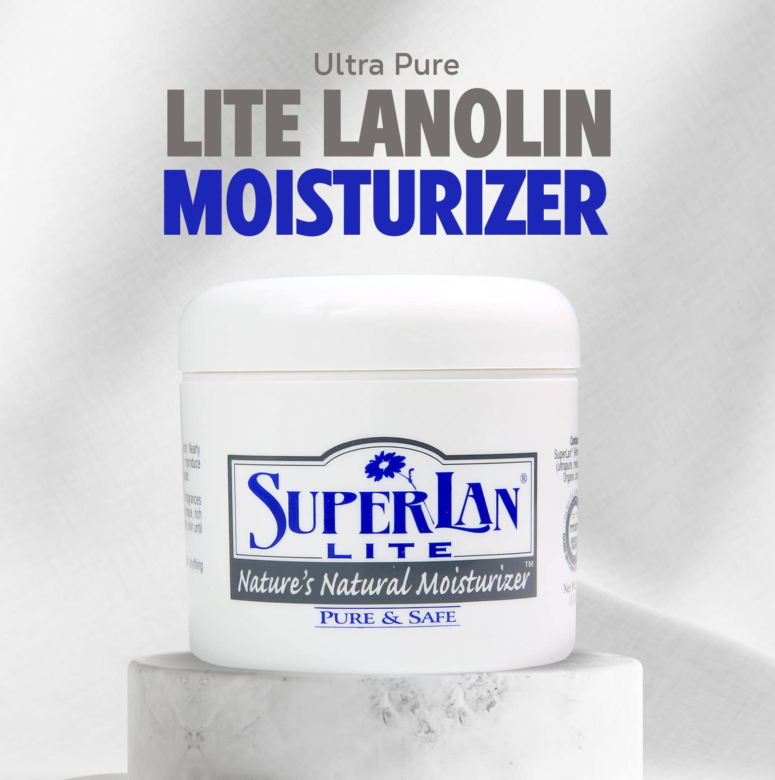 Elevate Your Skincare Routine with Superlan's Luxurious Lanolin Moisturizer - Experience Deep Hydration, Revitalization, and Protection - All-Natural Formula for a Radiant Glow - 4oz