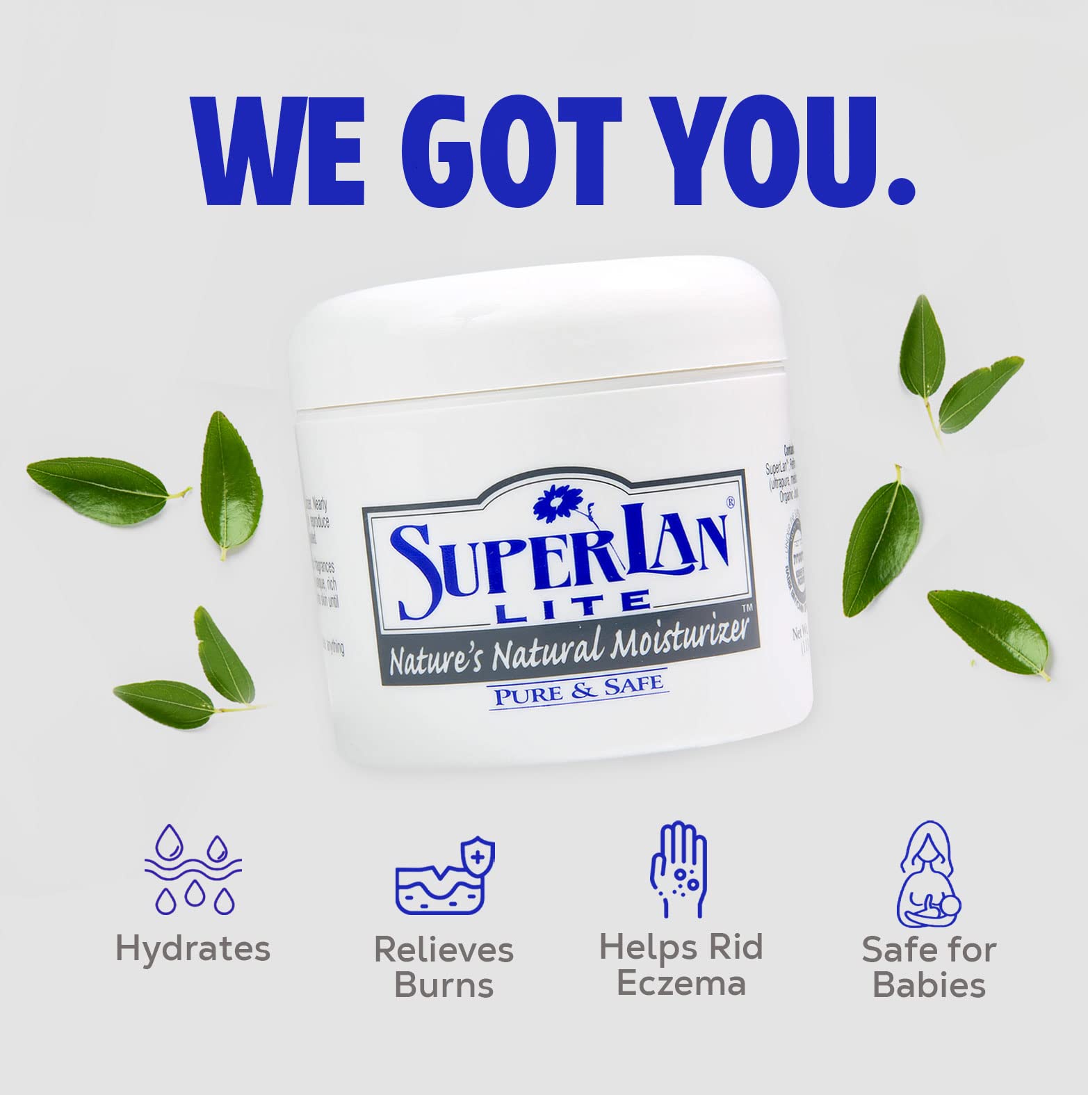 Elevate Your Skincare Routine with Superlan's Luxurious Lanolin Moisturizer - Experience Deep Hydration, Revitalization, and Protection - All-Natural Formula for a Radiant Glow - 4oz