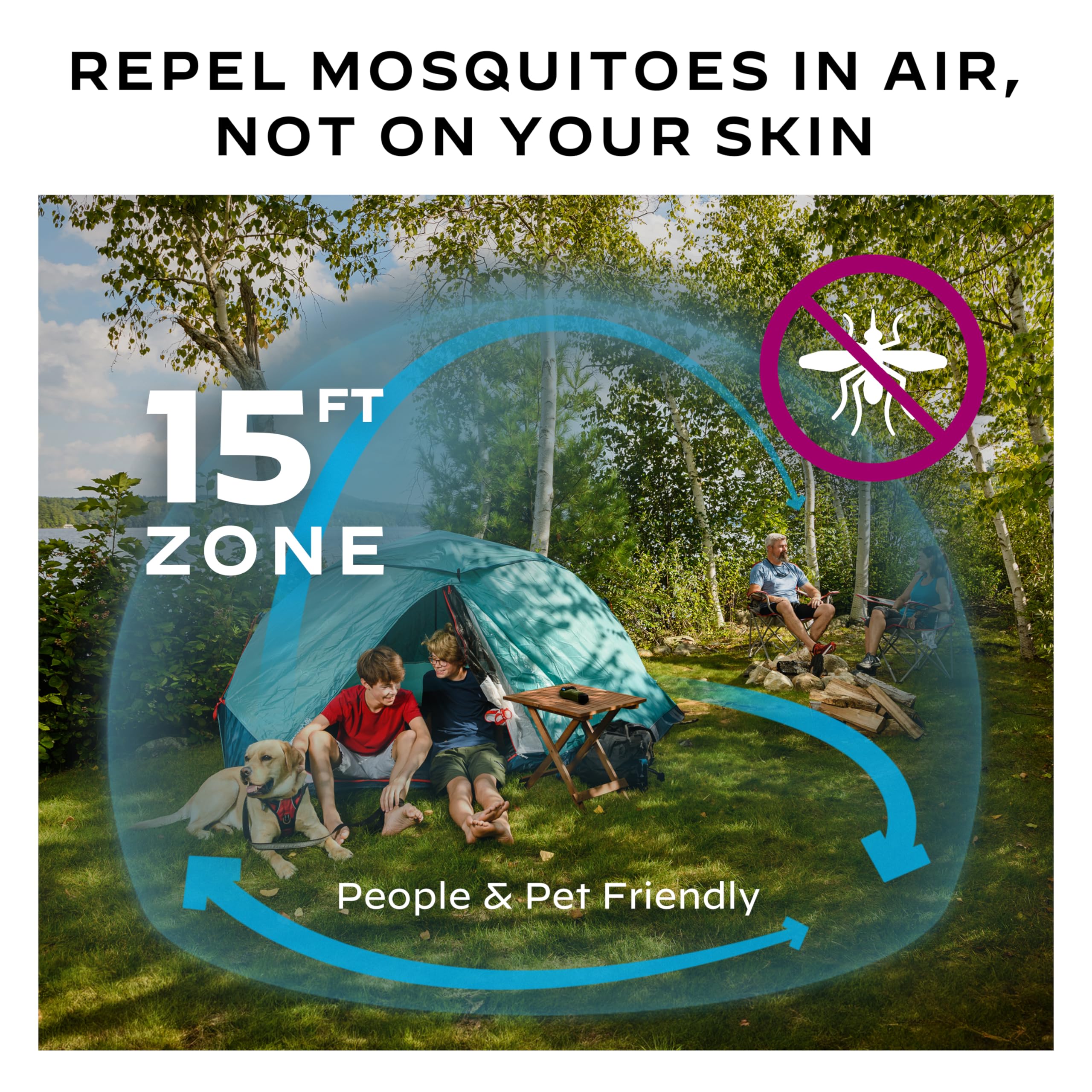 Thermacell Mosquito Repellent Refills; Earth Scent; Compatible with Any Fuel-Powered Thermacell Repeller; Highly Effective, Long Lasting, No Spray or Mess; 15 Foot Zone of Mosquito Protection