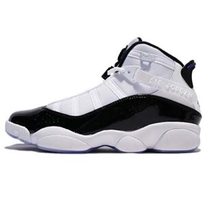 jordan mens 6 rings white black dark concord size 12