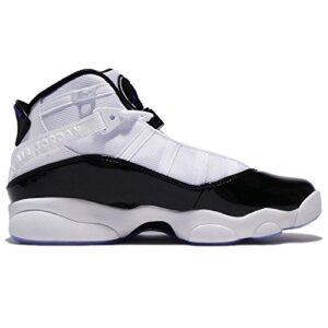 Jordan Mens 6 Rings White Black Dark Concord Size 12