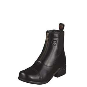 ariat womens heritage rt zip paddock boot black 7