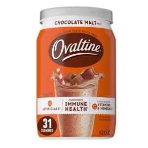 nestle ovaltine milk flavoring chocolate malt (pack of 6)