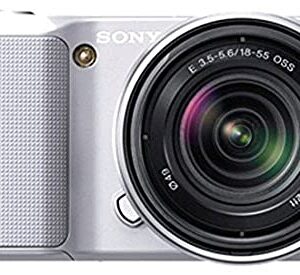 Sony Alpha NEX-3 Interchangeable Lens Digital Camera w/18-55mm Lens (Silver)- 14.2 Mpix