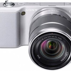 Sony Alpha NEX-3 Interchangeable Lens Digital Camera w/18-55mm Lens (Silver)- 14.2 Mpix