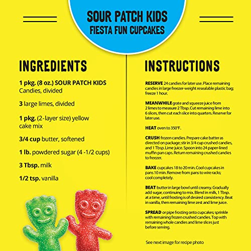 SOUR PATCH KIDS Soft & Chewy Candy, 24 - 2 oz Bags