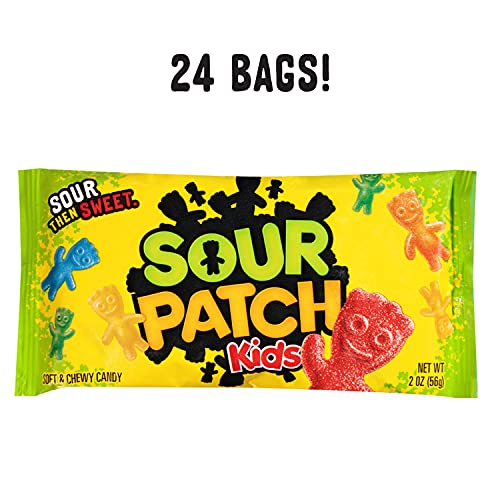 SOUR PATCH KIDS Soft & Chewy Candy, 24 - 2 oz Bags