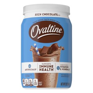 ovaltine rich chocolate - 12 oz (pack of 6)