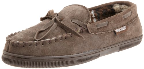 MUK LUKS Men's Paul Slipper, Chocolate, 9