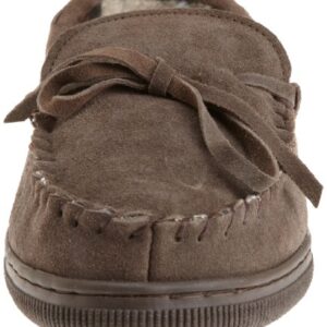 MUK LUKS Men's Paul Slipper, Chocolate, 9