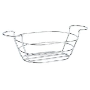 american metalcraft bskc69 baskets, 12.875" length x 6.375" width, silver