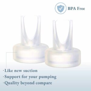 Ameda 2 Pack Breast Pump Kit Valves, Replacement Valves for Ameda Breast Pump Kits, Compatible with All Ameda HygieniKit Milk Collection Systems, Maintain Pump Performance, BPA Free DEHP Free