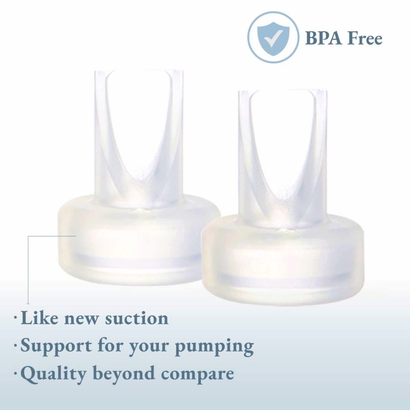 Ameda 2 Pack Breast Pump Kit Valves, Replacement Valves for Ameda Breast Pump Kits, Compatible with All Ameda HygieniKit Milk Collection Systems, Maintain Pump Performance, BPA Free DEHP Free