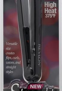 Revlon Smooth and Straight Ceramic Flat Iron | Fast Results, Smooth Styles (1 in)