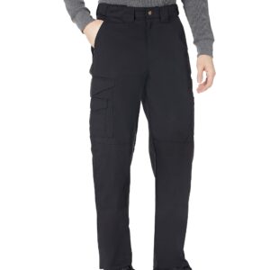 Tru-Spec Men's 24-7 Series Original Tactical Pant - Reliable Pants for Men - Ideal for Hiking, Camping, EMT, and Tactical Use - 65% Polyester, 35% Cotton - Black - 42W x 34L