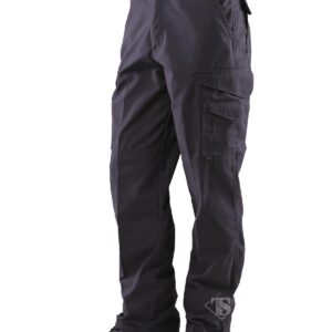 Tru-Spec Men's 24-7 Series Original Tactical Pant - Reliable Pants for Men - Ideal for Hiking, Camping, EMT, and Tactical Use - 65% Polyester, 35% Cotton - Black - 42W x 34L