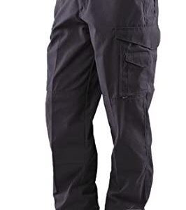 Tru-Spec Men's 24-7 Series Original Tactical Pant - Reliable Pants for Men - Ideal for Hiking, Camping, EMT, and Tactical Use - 65% Polyester, 35% Cotton - Black - 42W x 34L