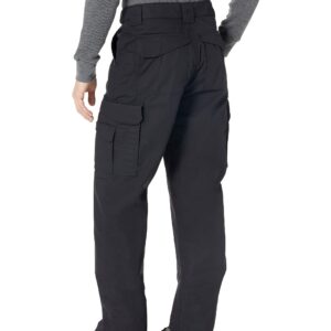 Tru-Spec Men's 24-7 Series Original Tactical Pant - Reliable Pants for Men - Ideal for Hiking, Camping, EMT, and Tactical Use - 65% Polyester, 35% Cotton - Black - 42W x 34L