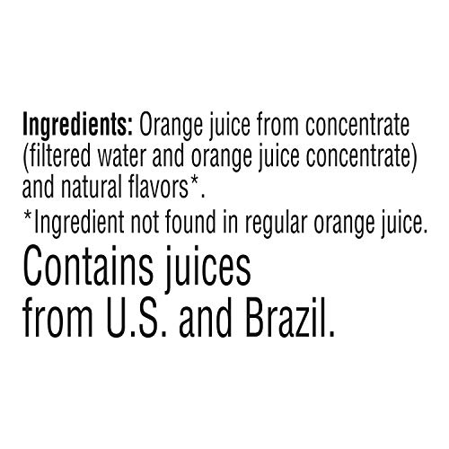 Tropicana 100% Orange Juice, 15.2 fl oz (Pack of 12) - Real Fruit Juices, Vitamin C Rich, No Added Sugars, No Artificial Flavors