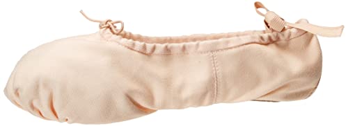 Sansha unisex-adult Pro 1 Canvas Ballet Slipper,Light Pink,6 M (4 M US Women's)