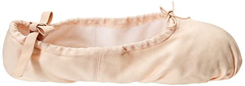 Sansha unisex-adult Pro 1 Canvas Ballet Slipper,Light Pink,6 M (4 M US Women's)