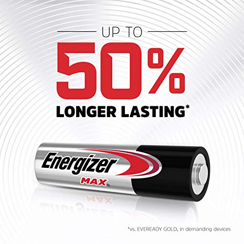 Energizer AA Batteries, Max Alkaline Batteries, 16 Count