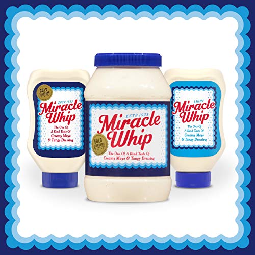 Miracle Whip Dressing, for a Keto and Low Carb Lifestyle, (30 fl oz Jar)