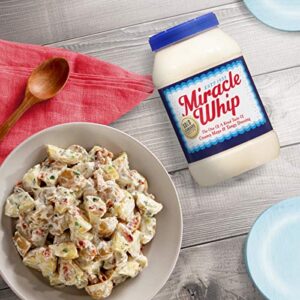 Miracle Whip Dressing, for a Keto and Low Carb Lifestyle, (30 fl oz Jar)