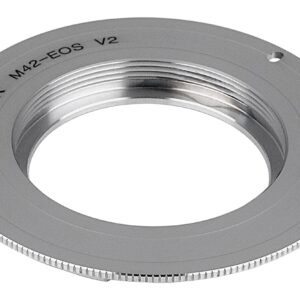 Fotodiox PRO Lens Adapter Compatible with M42 Type 2 Lenses on Canon EF and EF-S EOS Cameras