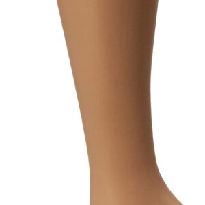 Hanes Silk Reflections Women's 2-Pack Knee High Sandalfoot, Soft Taupe, One Size