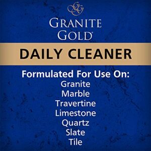 Granite Gold Daily Cleaner Refill Streak-Free Cleaning for Granite, Marble, Travertine, Quartz, Natural Stone Countertops, and Floors, 64 Fluid Ounces, 1-Pack