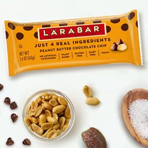 LÄRABAR Peanut Butter Chocolate Chip, Gluten Free Fruit & Nut Bar, 16 Ct