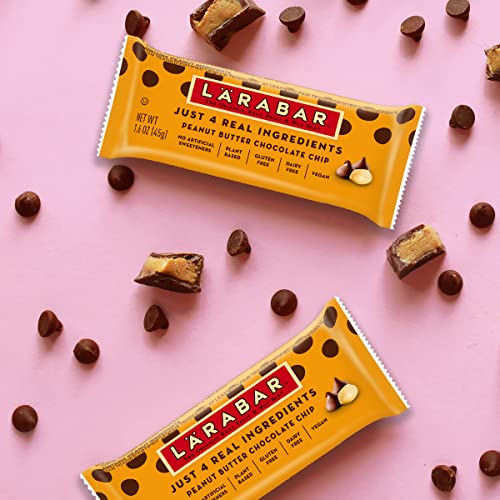 LÄRABAR Peanut Butter Chocolate Chip, Gluten Free Fruit & Nut Bar, 16 Ct