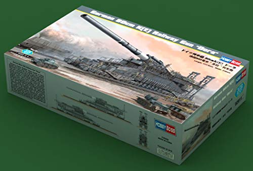 Hobby Boss German 80cm K(E) Railway Gun 'Dora' Vehicle Model Building Kit for 14 years to 18 years