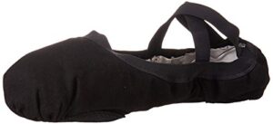 bloch womens pro elastic dance shoes, black, 6.5 wide us