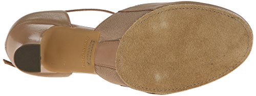 Bloch Women's Splitflex T-Strap Character Shoe, Tan, 7.5