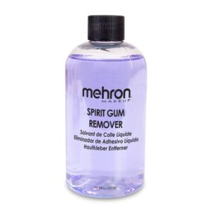 mehron makeup spirit gum remover | sfx makeup remover | spirit gum adhesive remover 9 fl oz (266 ml)