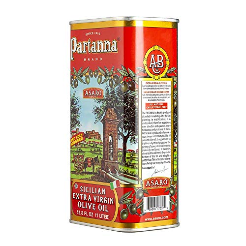 Partanna Extra Virgin Olive Oil, 34-Ounce