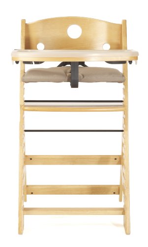 Keekaroo Height Right High Chair with Tray, Natural