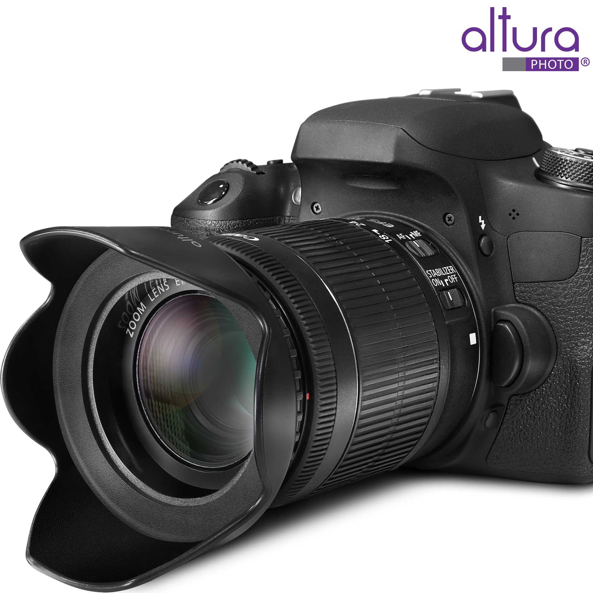 Altura Photo 67MM Tulip Flower Lens Hood for Canon, Nikon, Sony Cameras with EF-S 18-135mm f3.5-5.6, RF 24-105mm f4-7.1, Sony FE 85mm f1.8, Sigma 16mm f1.4 DC DN Lens and More