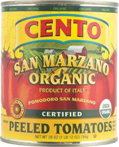 cento san marzano organic peeled tomatoes (pack of 6)