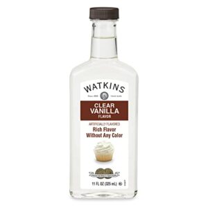 watkins clear vanilla flavor, 11 fl. oz. bottle, 1 count (packaging may vary)