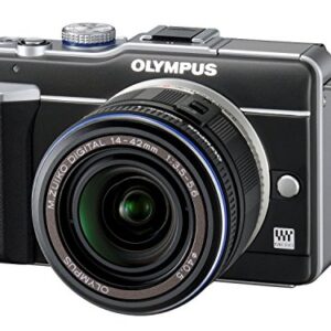 Olympus PEN E-PL1 12.3MP Live MOS Micro Four Thirds Interchangeable Lens Digital Camera with 14-42mm f/3.5-5.6 Zuiko Digital Zoom Lens & Olympus M.Zuiko Digital ED 40-150mm f/4.0-5.6 Lens (Black)