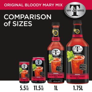 Mr & Mrs T Original Bloody Mary Mix, 5.5 fl oz cans (Pack of 24)