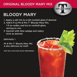 Mr & Mrs T Original Bloody Mary Mix, 5.5 fl oz cans (Pack of 24)