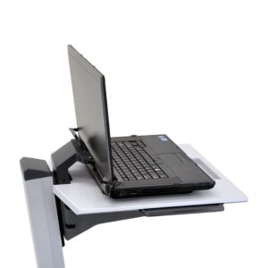 Ergotron – Neo-Flex Rolling Laptop Cart, Mobile Standing Desk Workstation – Laptop, Grey