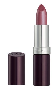 rimmel lasting finish lipstick - up to 8 hours of intense lip color with color protect technology and exclusive black diamond complex - 066 heather shimmer, .14oz