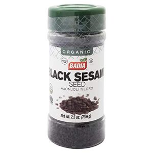 badia organic black sesame seeds, 2.5-ounce